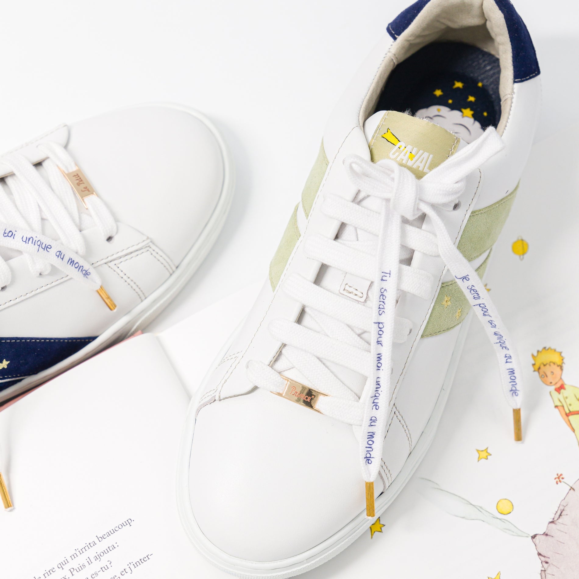 Les CAVAL x Le Petit Prince, sneakers asymétriques, éco-responsables et ...