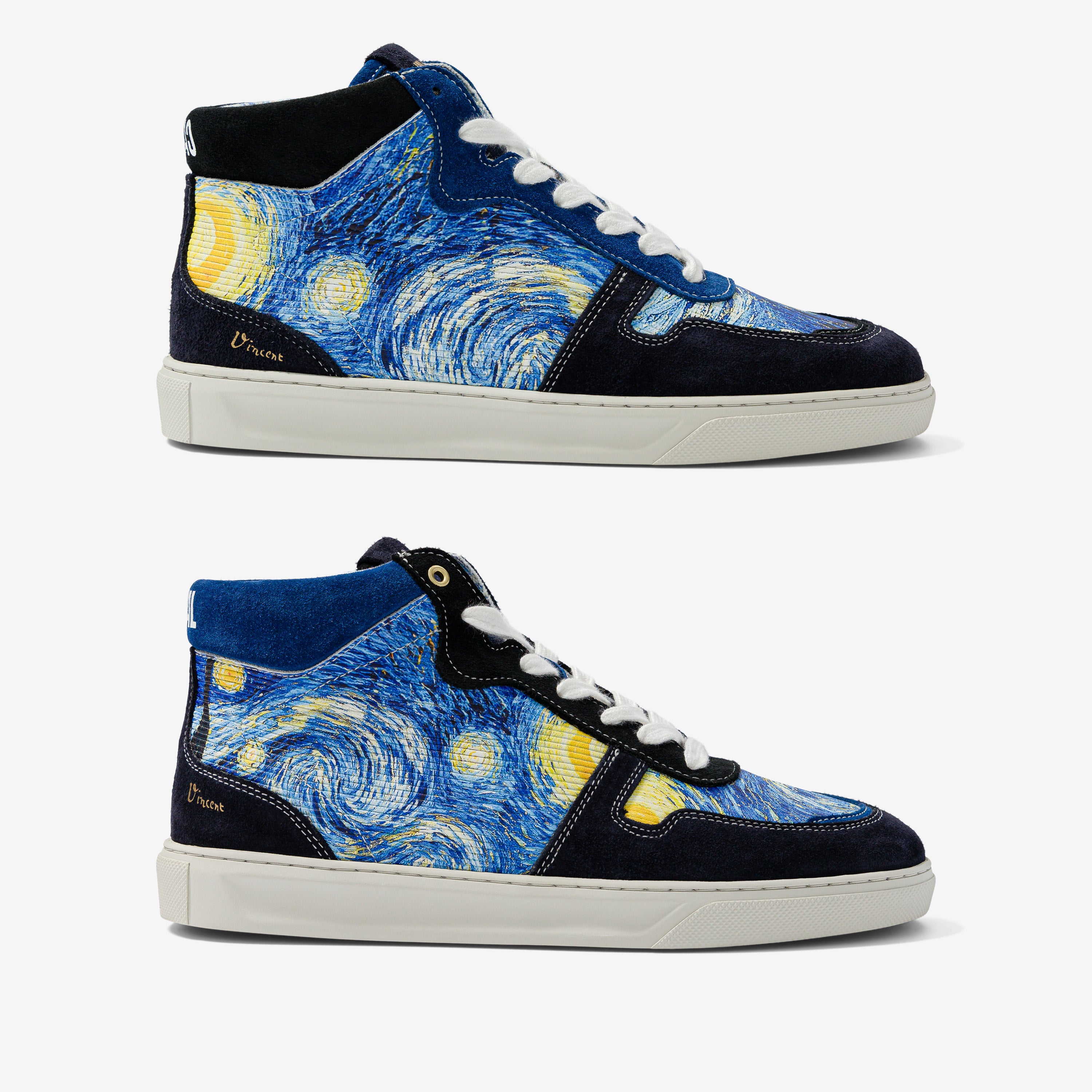 Les CAVAL x La Nuit étoilée - Mid, sneakers asymétriques, éco ...