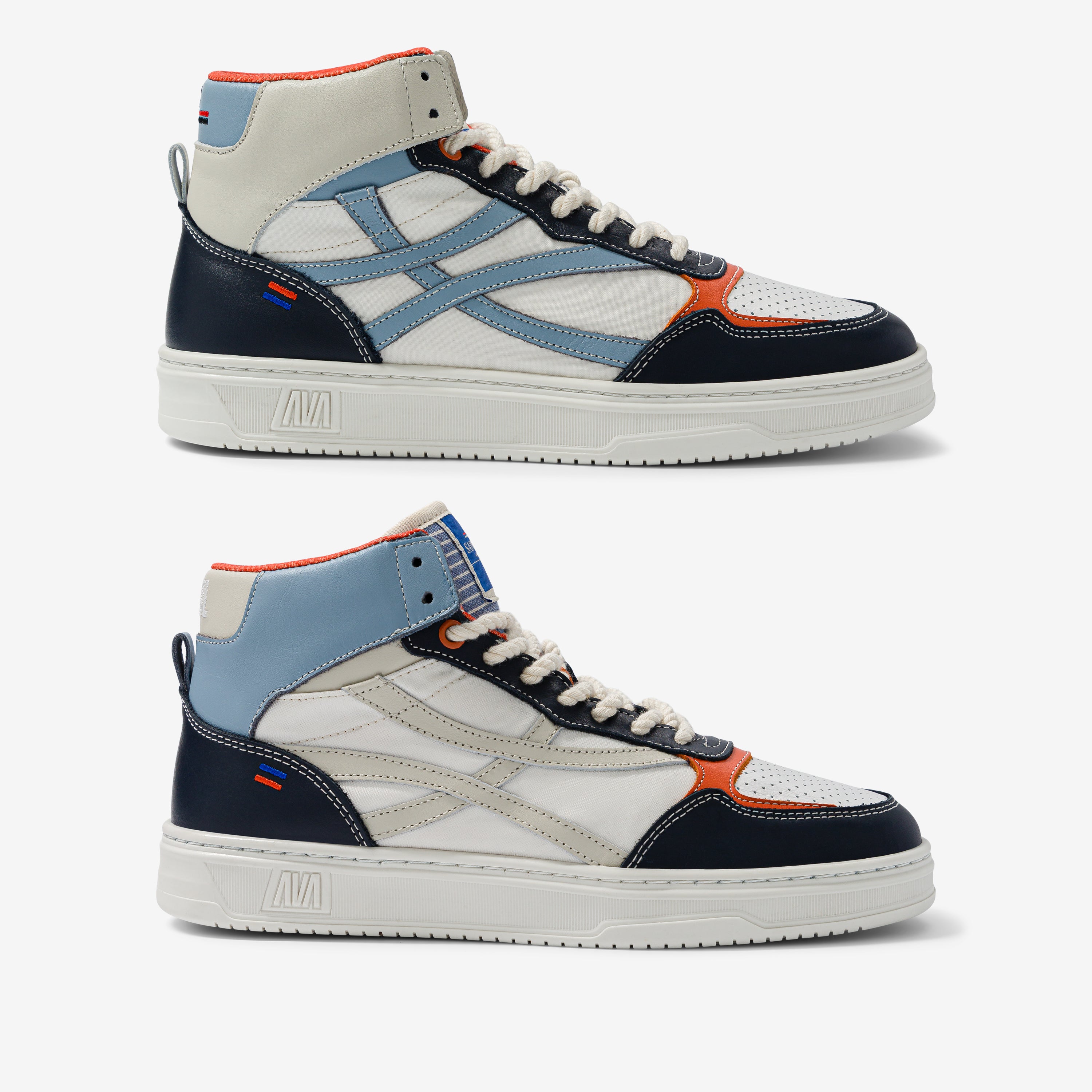 Les CAVAL x Saint James - Mid, sneakers asymétriques, éco-responsables ...