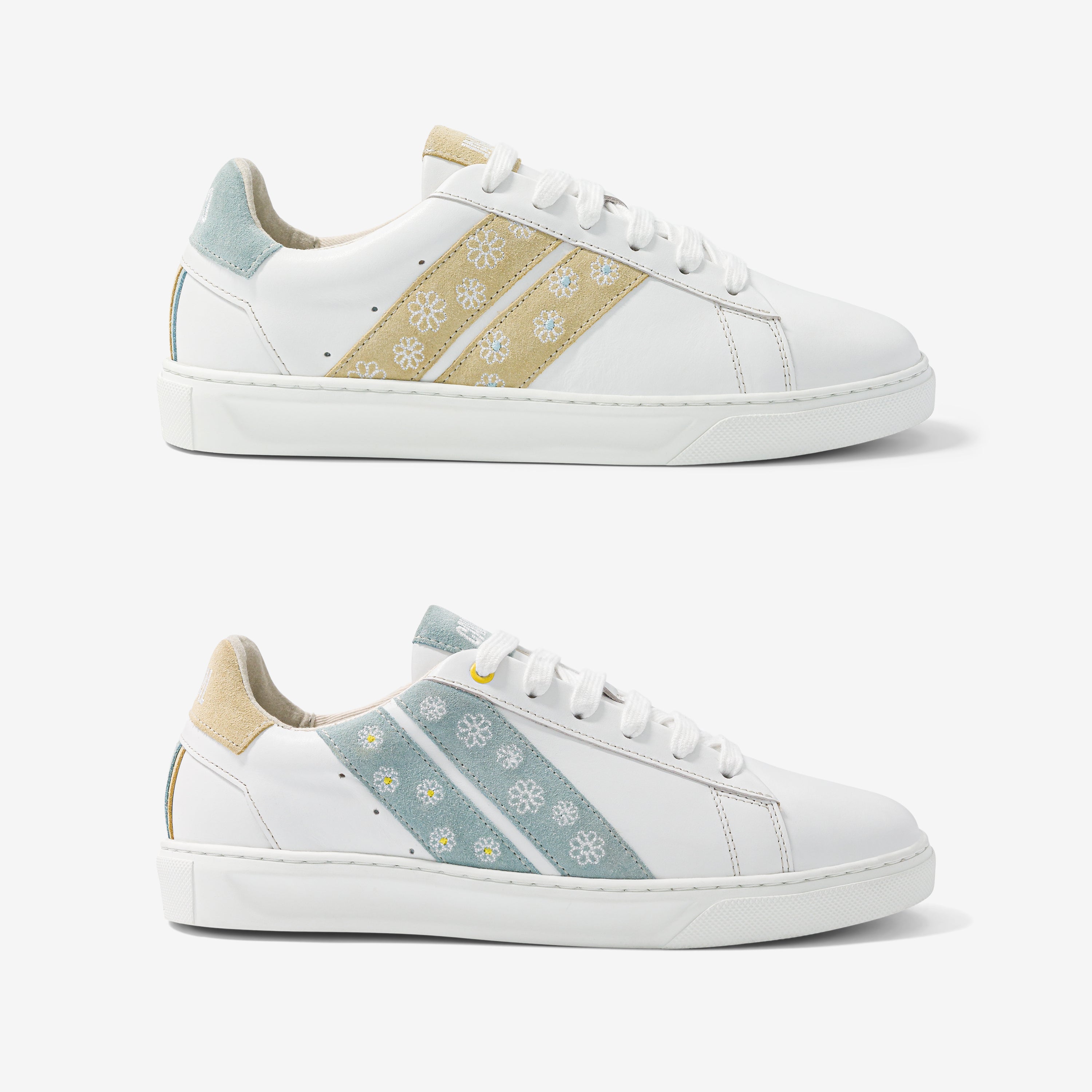 Les Sky Daisy, sneakers asymétriques, éco-responsables et made in ...